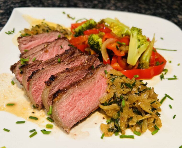 Entrecote Niedergaren kohlenhydratarm - FIT & SCHLANK mit Marianne Keller